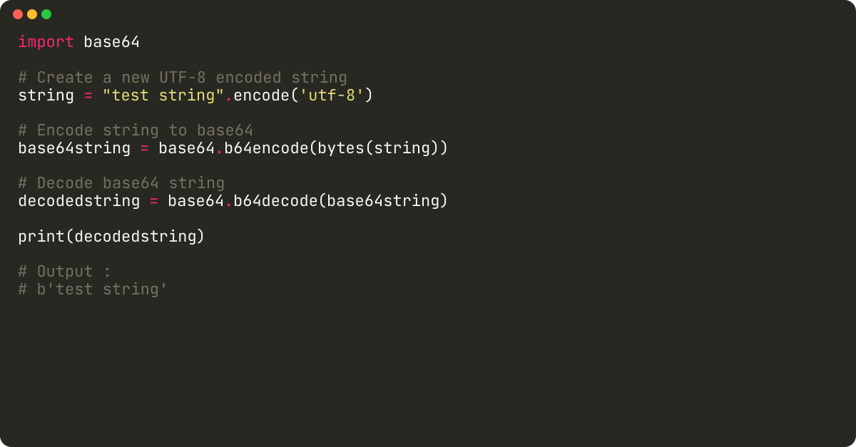 How To Decode Base64 String In Python 