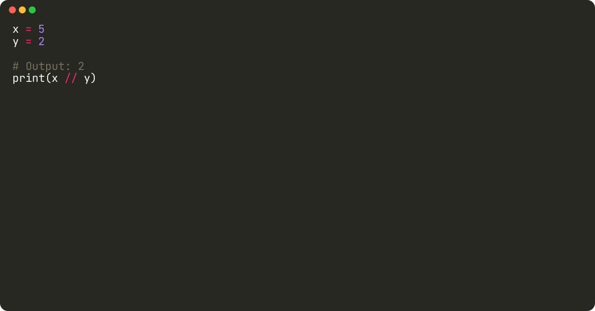 How To Divide Without Remainder In Python