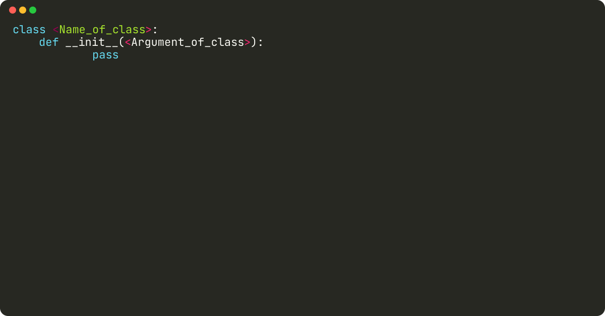 How To Create A Class In Python
