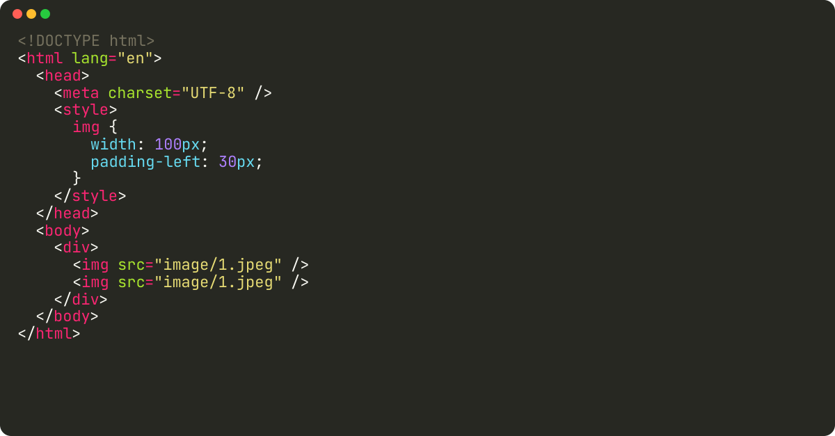 How To Increase Space Between Images In CSS 