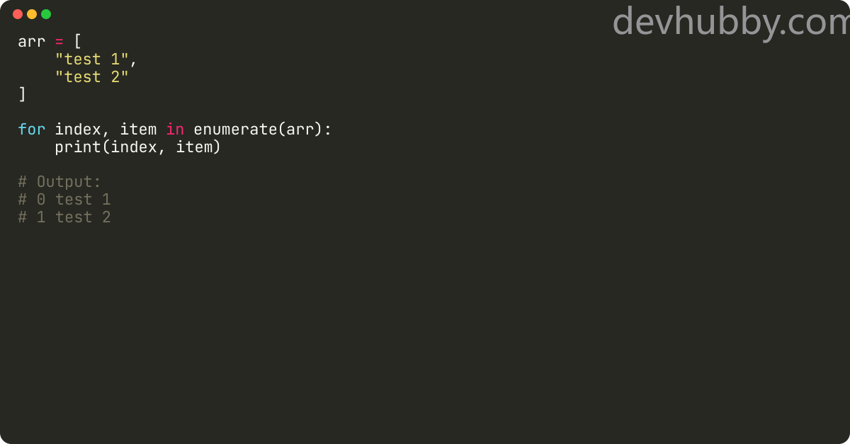 how-to-loop-with-index-in-python
