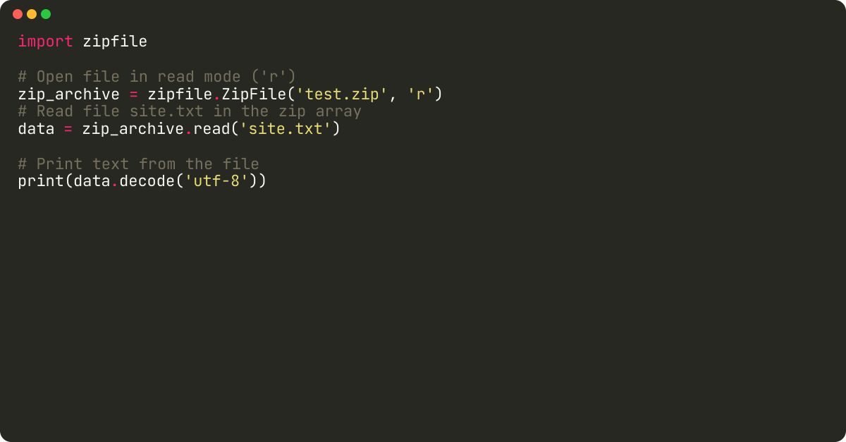 How To Extract Zip File In Python 