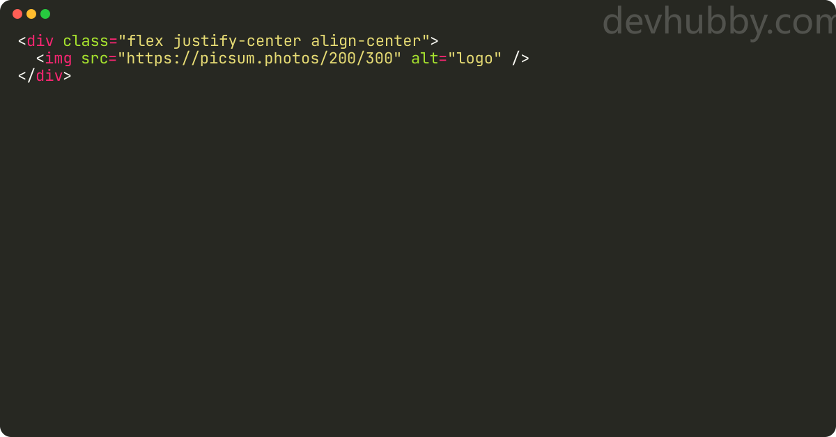 How To Center Image In Tailwind Css 