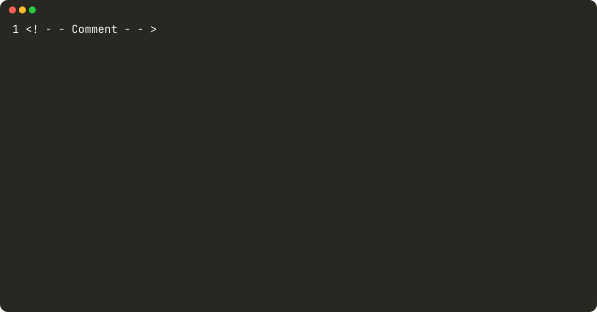  How To Comment Code In HTML 