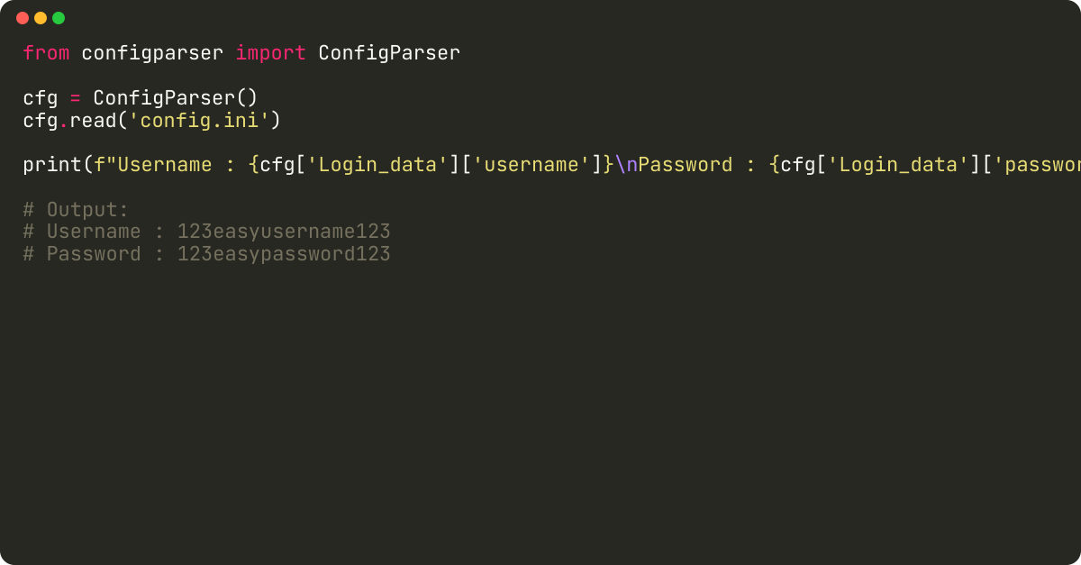 How To Read A Config File In Python 