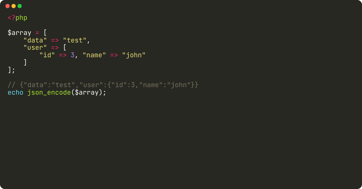 How To Create A Json Array In PHP 