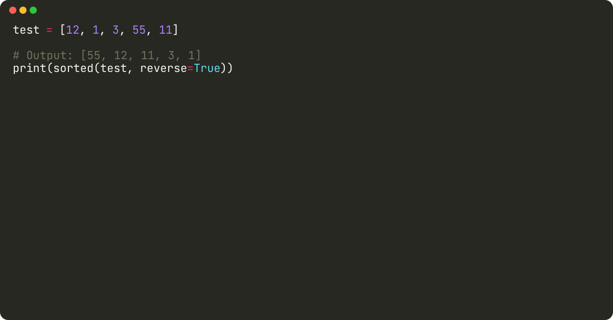 How To Sort Array In Descending Order In Python 