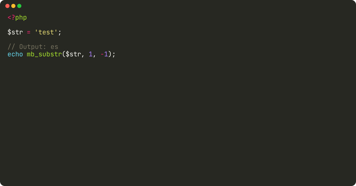 How To Remove First And Last Character From String In PHP 