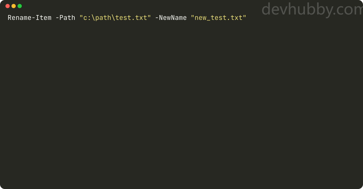 how-to-rename-a-file-in-powershell
