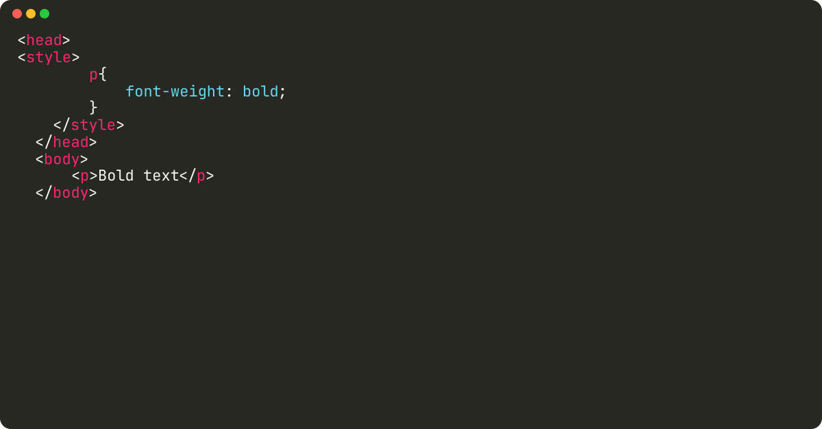 How To Make Text Bold Using CSS 