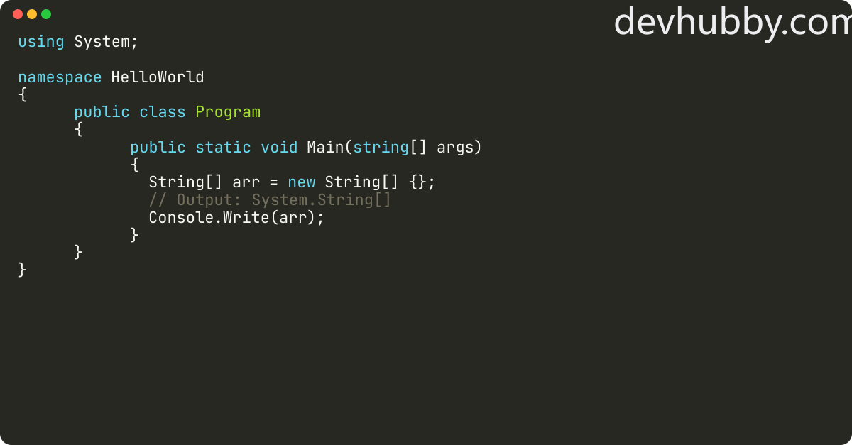 How To Declare Array Without Size In C 