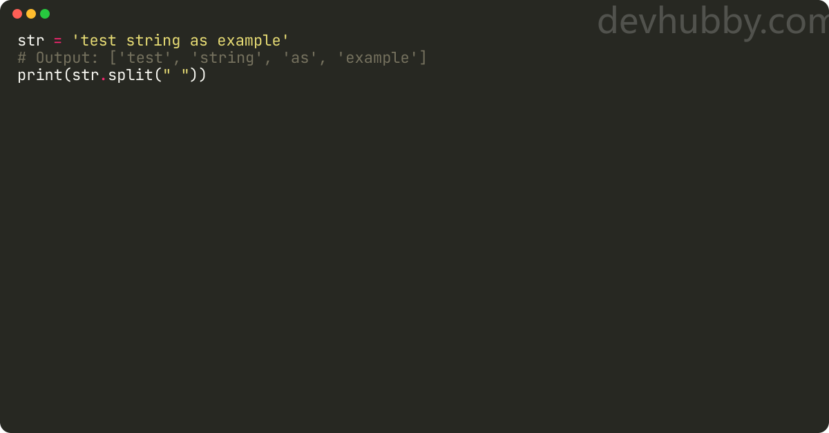 How To Split String By Space In Python 