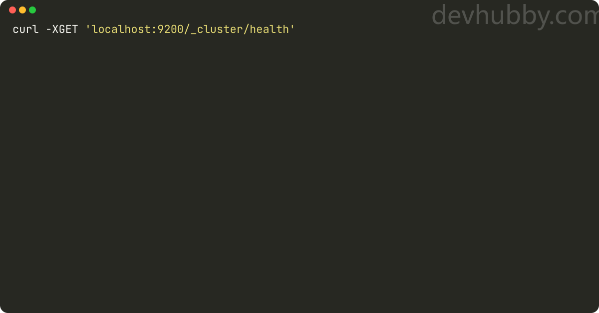 How To Check Cluster Health In Elasticsearch