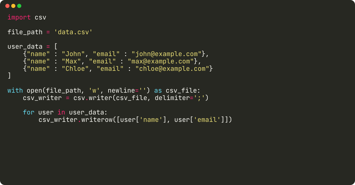 how-to-write-data-to-csv-file-in-python