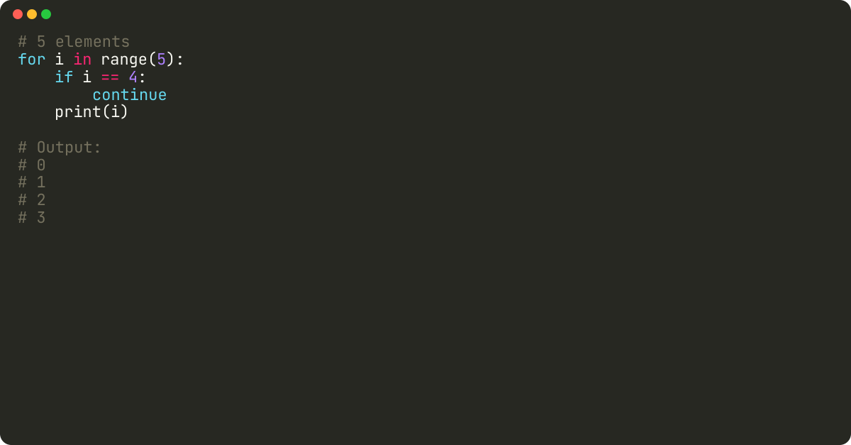 How To Skip Iteration In For Loop In Python 
