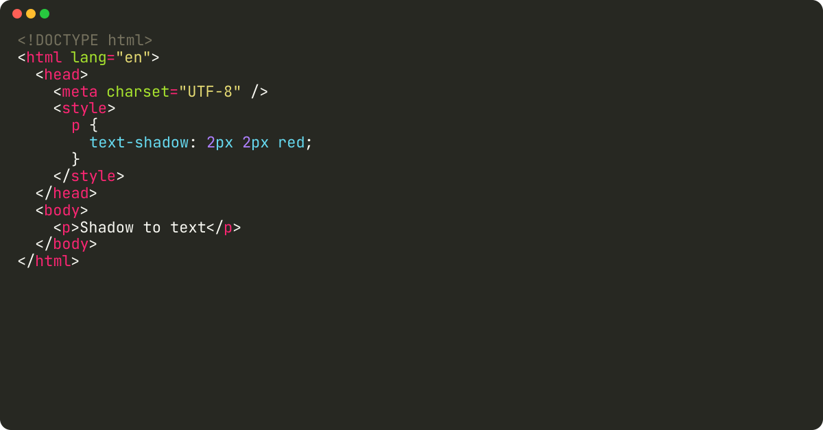 How To Add A Shadow To Text In CSS 