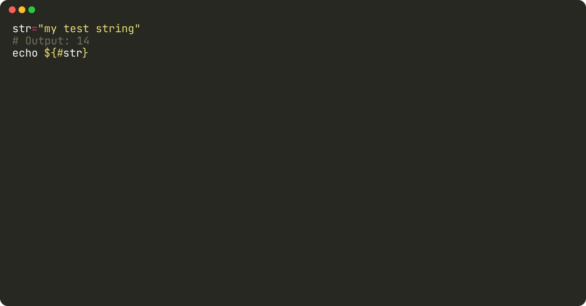How To Get Length Of String In Bash 