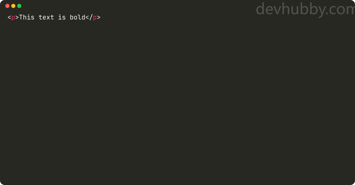 How To Remove Bold Text In HTML 