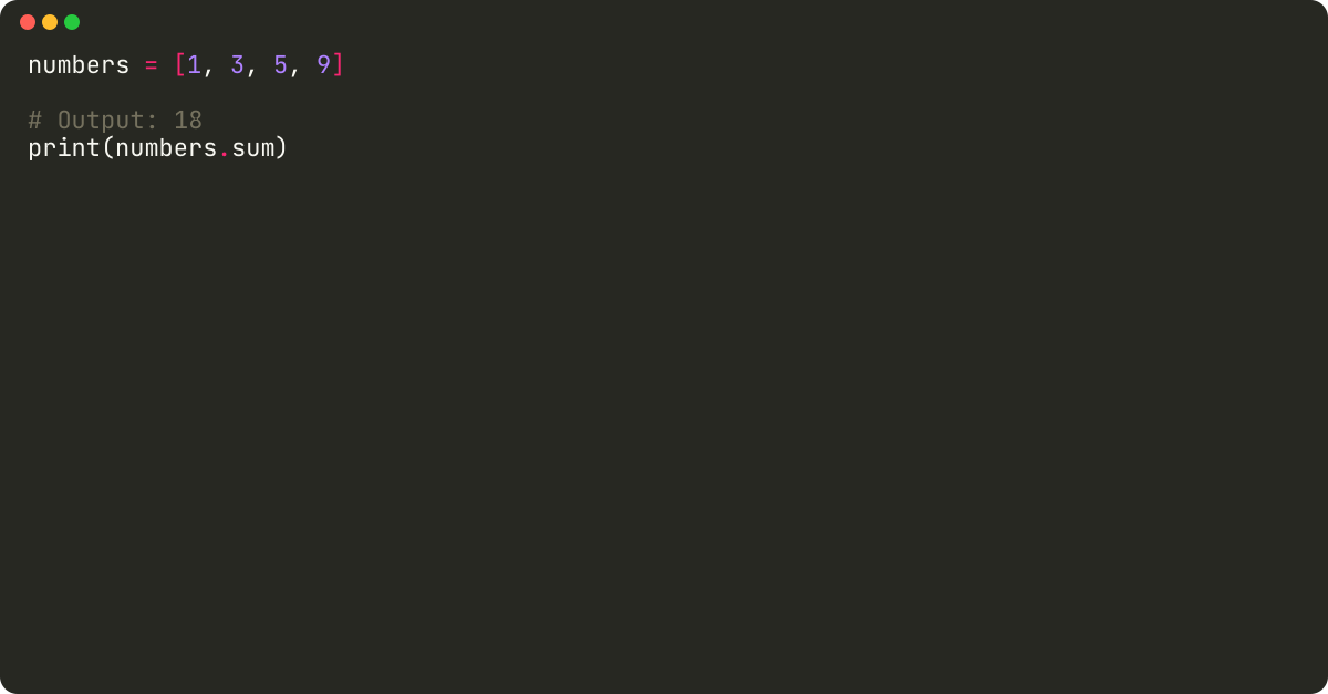 How To Sum Array Of Numbers In Ruby how-to-sum-array-of-numbers-in-ruby