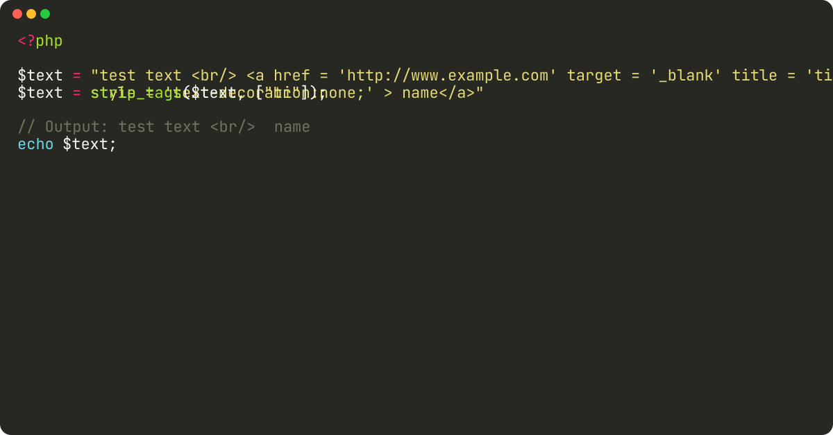 how-to-remove-all-links-from-text-in-php