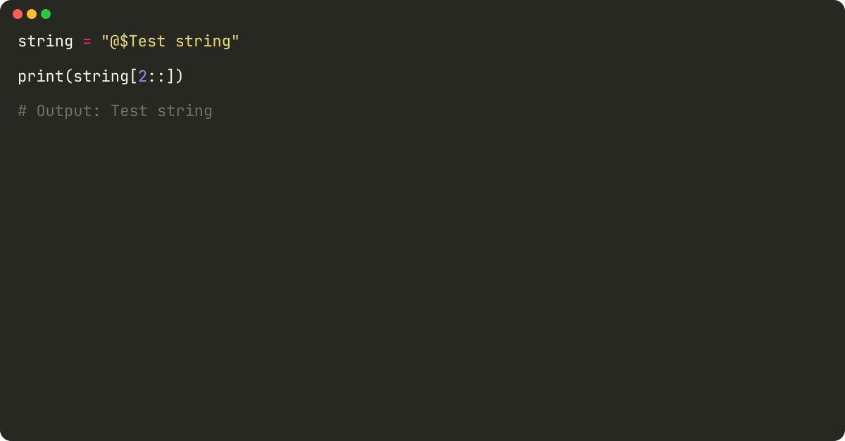 How To Remove First 2 Characters From String In Python 