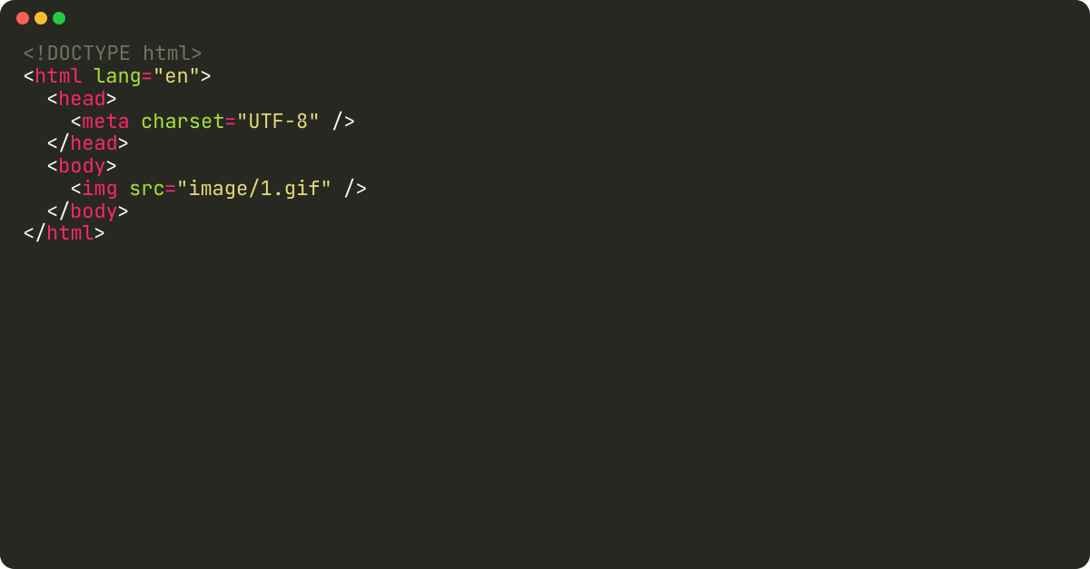 How To Insert Gif Animation In HTML 
