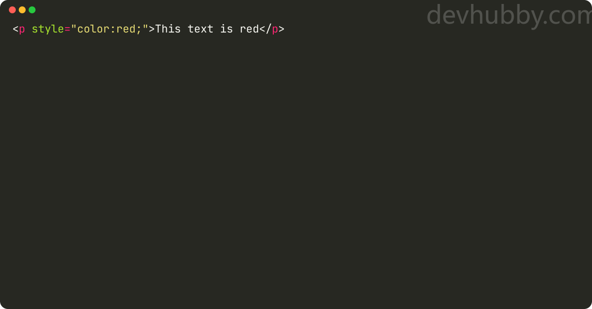 How To Add Color To Text In HTML5 