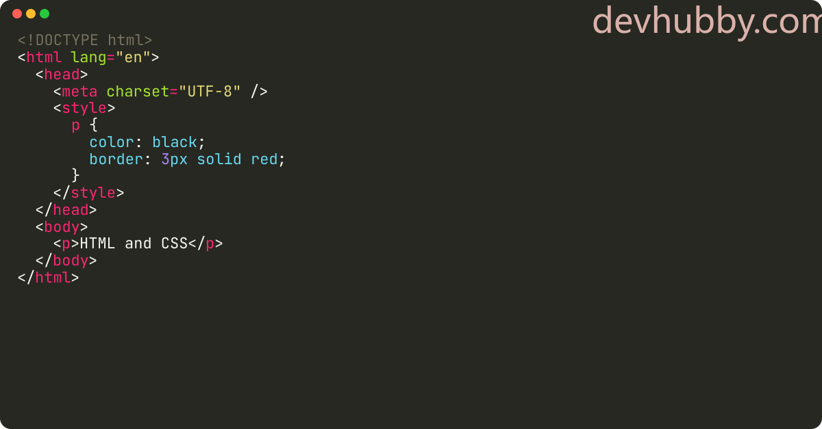 How To Make Border Around Text CSS 