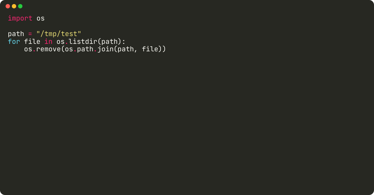 how-to-delete-all-files-in-a-directory-with-python