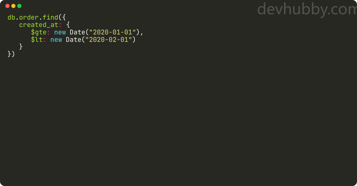 How Do You Query Between Two Dates In MongoDB 
