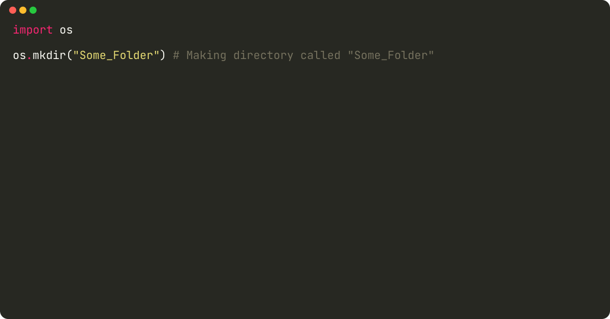 how-to-create-a-new-folder-in-python
