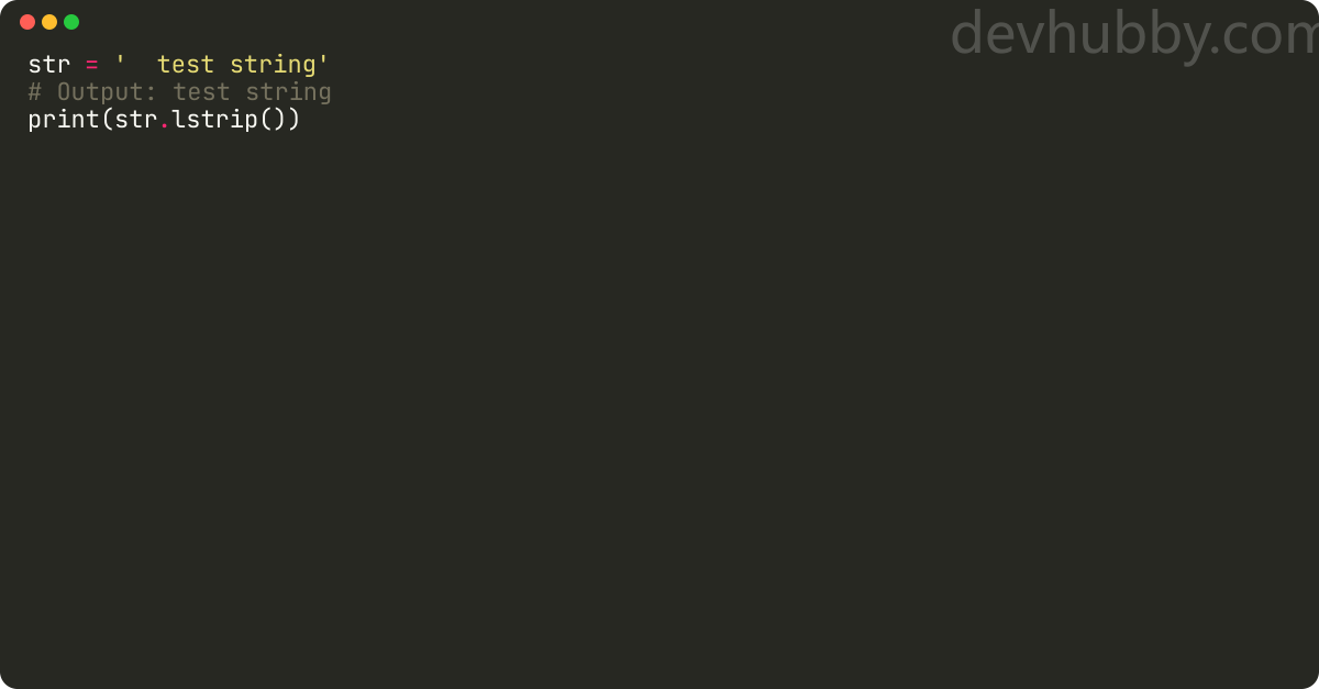 How To Remove Space Before Text In Python 
