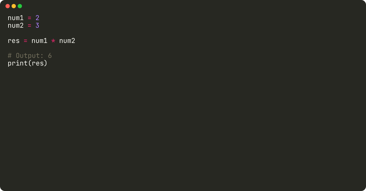 How To Multiply Two Variables In Python 