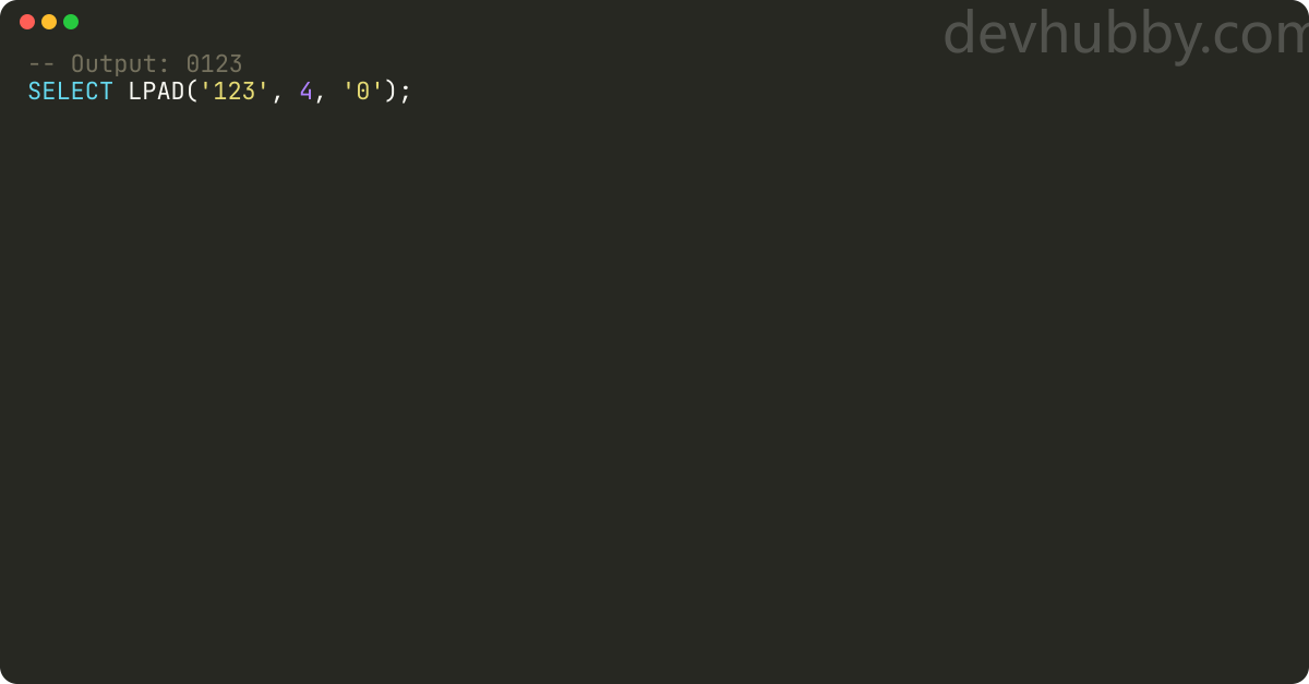 How To Add 0 In Front Of Number In PostgreSQL 