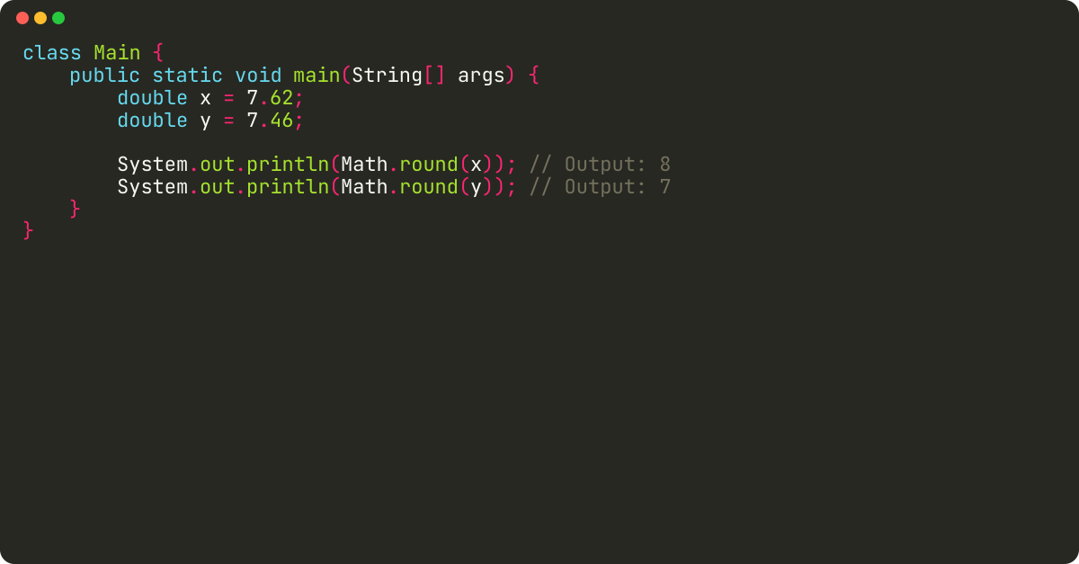 How To Round Off Double Value In Java 