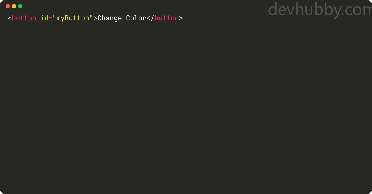 How To Change Background Color On Button Click In HTML 